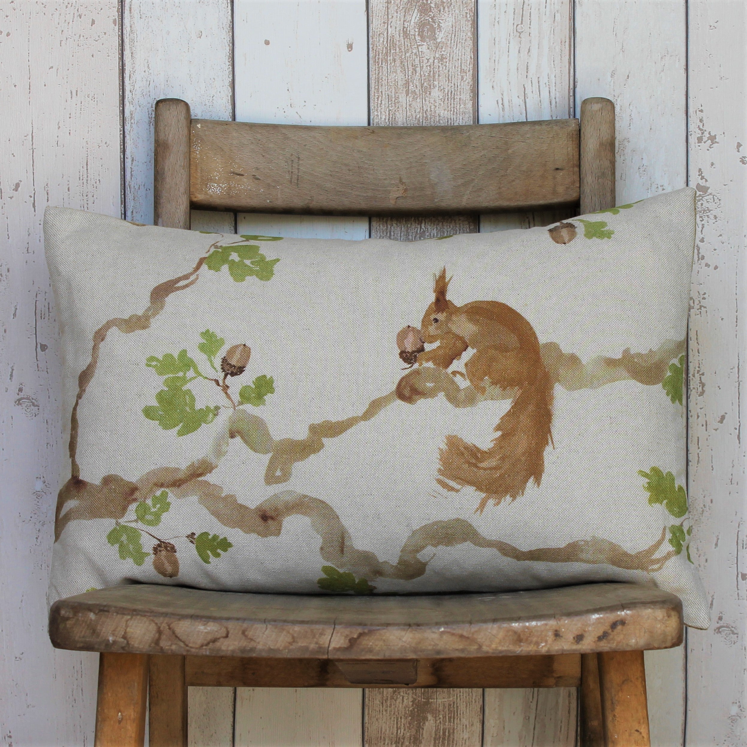Red Squirrel Horizontal Sofa Cushion – FromRagsToBags